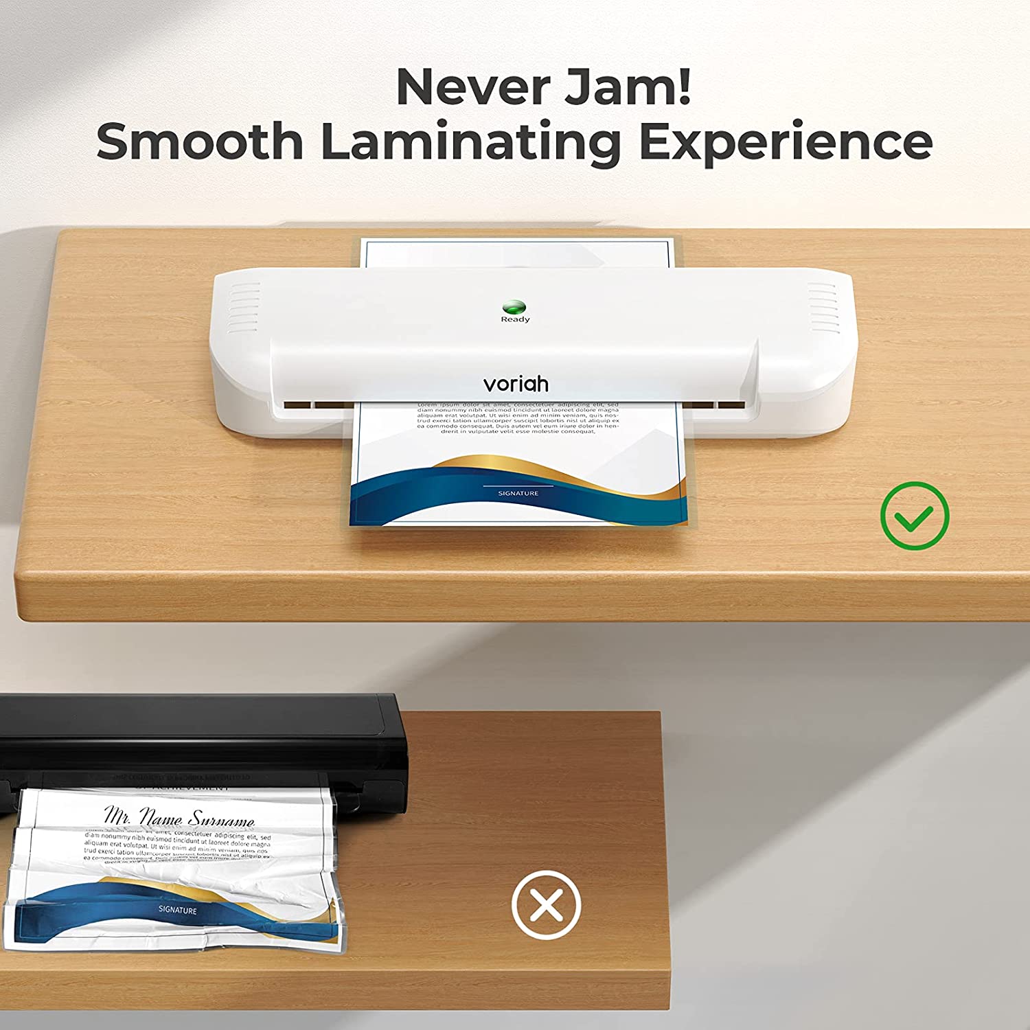 VORIAH Laminator Machine, 9 inch Laminating Machine, A4 Desktop Lamina ...